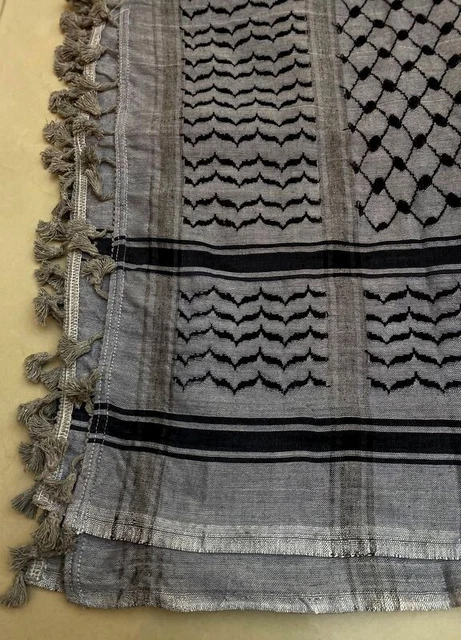 RARE COLOR ORIGINAL Palestinian Keffiyeh Shemagh Arab Hatta Arafat ...