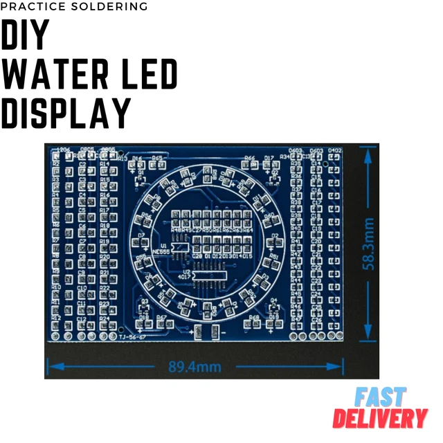 PRAXIS LÖTEN SMD Leiterplatte LED Elektronik Projekt Zum Selbermachen-Kit SMT PCB EUR 4,17 ...
