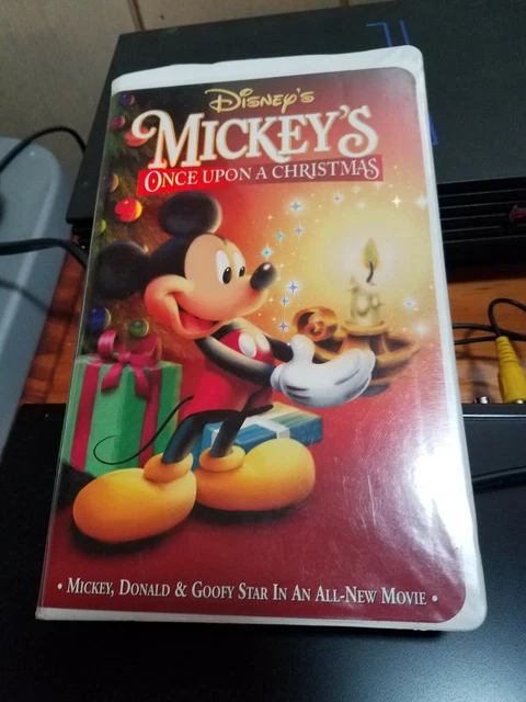 DISNEY'S MICKEY'S ONCE Upon a Christmas (VHS, 1999) Mickey, Donald ...