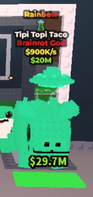 STEAL A BRAINROT SAB Brainrot God - Tipi Topi Taco + Rainbow, UFO 900K ...