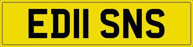 TARGA EDDISON EDISON Ed11 Sns Immatricolazione Auto Eddisons Edisons Cognome EUR 1.776,61 ...