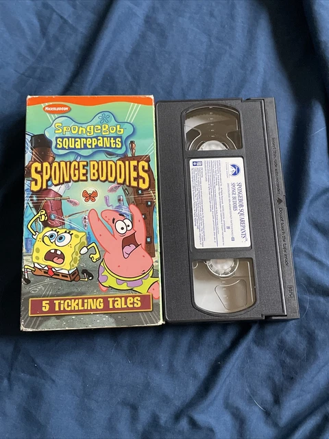 NICKELODEON SPONGEBOB SQUAREPANTS Sponge Buddies VHS Video Tape 5 Bob ...