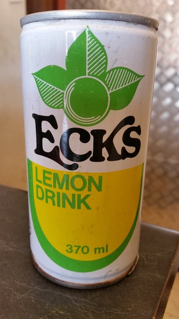RARE VINTAGE ECKS lemon drink soft drink tin can EUR 87,97 - PicClick FR