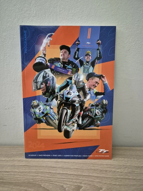 ISLE OF MAN TT Race Programme 2024 New. £10.00 - PicClick UK