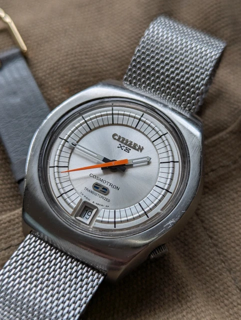 VINTAGE 1971 CITIZEN X8 Cosmotron Transistorized Watch Ref: 4-480040 £185.00 - PicClick UK