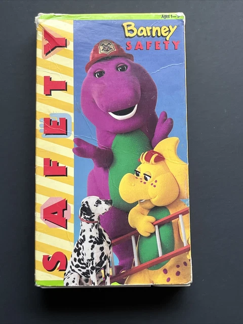 BARNEY SAFETY VHS Home Video Tape 1995 Lyons Group Sing-Along Songs ...