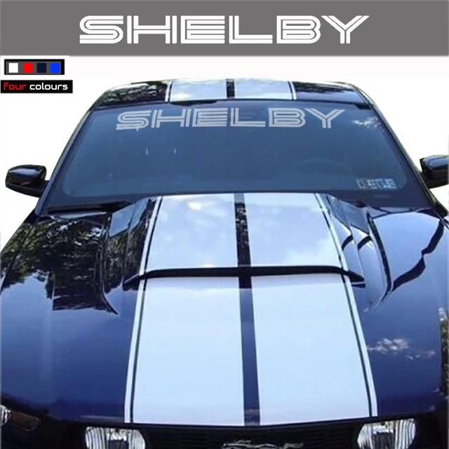 SHELBY FORD MUSTANG GT Windshield Vinyl Decal Sticker Muscle Car USDM ...