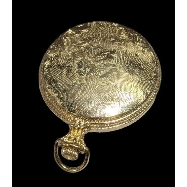VINTAGE GOLD POCKET Watch Compact $25.00 - PicClick