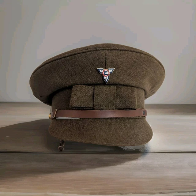 ENSA WWII REENACTORS Uniform Service Peeked Cap 1940s Goodwood Revival ...