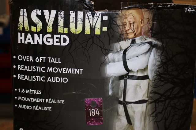 SPIRIT HALLOWEEN ASYLUM: Hanged Life Size Prop Animatronic Rare $313.90 ...
