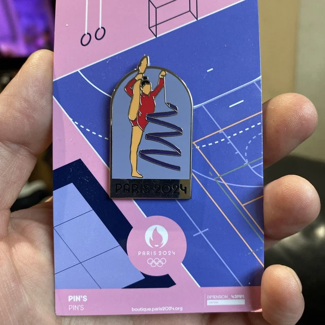 PARIS OLYMPICS 2024 Rhythmic Gymnastics Pin £18.00 - PicClick UK