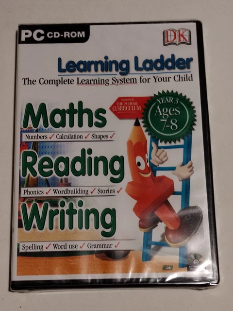 LEARNING LADDER PC CD-ROM: Year 3 Ages 7- 8 DVD Educational Brand New £ ...