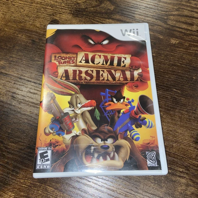 CIB NINTENDO WII Looney Tunes Acme Arsenal Game 2007 Tested Complete ...