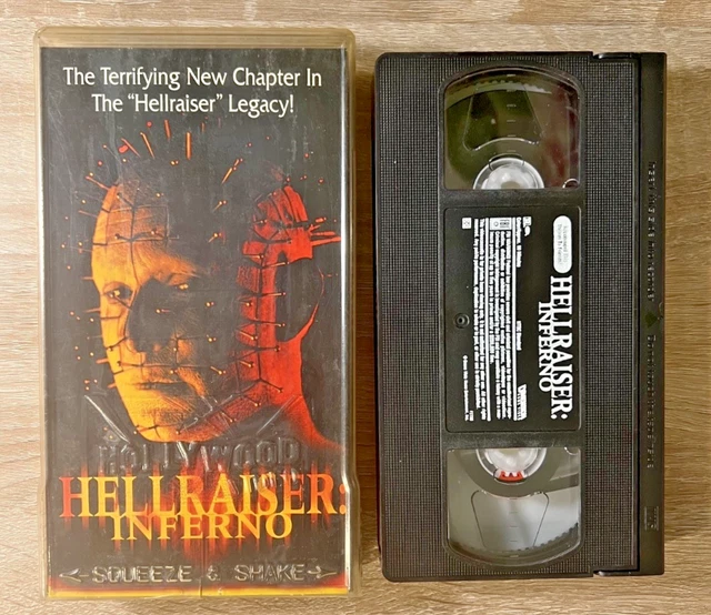 HELLRAISER INFERNO VHS Horror Movie Clive Barker 2000 Pinhead Slasher ...