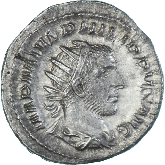 MONNAIE, PHILIPPE I l'Arabe, Antoninien, 244-247, Rome, SUP, Billon ...
