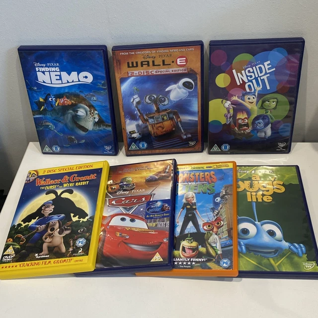 DVD BUNDLE KIDS Fun Movies x7 Walt Disney Dreamworks Cars Nemo & More Mixed DVDS £7.99 - PicClick UK
