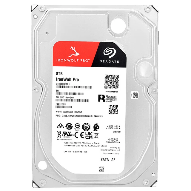 SEAGATE IRONWOLF PRO ST8000NE001 8Tb 256Mb Cache 7200Rpm Sata III 3,5 ...