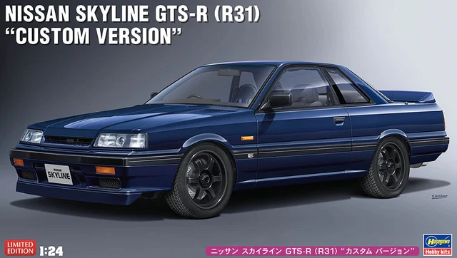 HASEGAWA NISSAN SKYLINE Gts-R (R31) sur Mesure Version 1:24 20575 Plastic Model EUR 61,02 ...