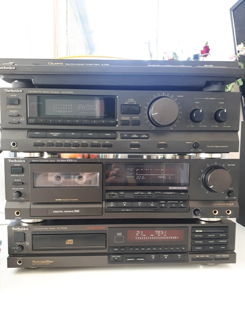 TECHNICS HIFI SYSTEM: Turntable, Tape Deck, CD Player, Stereo Receiver ...