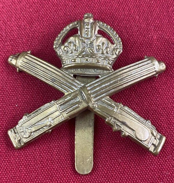 WW1 BRITISH MILITARY Cap Badge - Machine gun Corps (MGC) - KC with ...