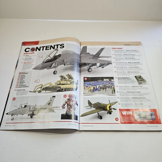 AIRFIX MODEL WORLD Magazine Issue 158 January 2024 Me 410 F-35A ...