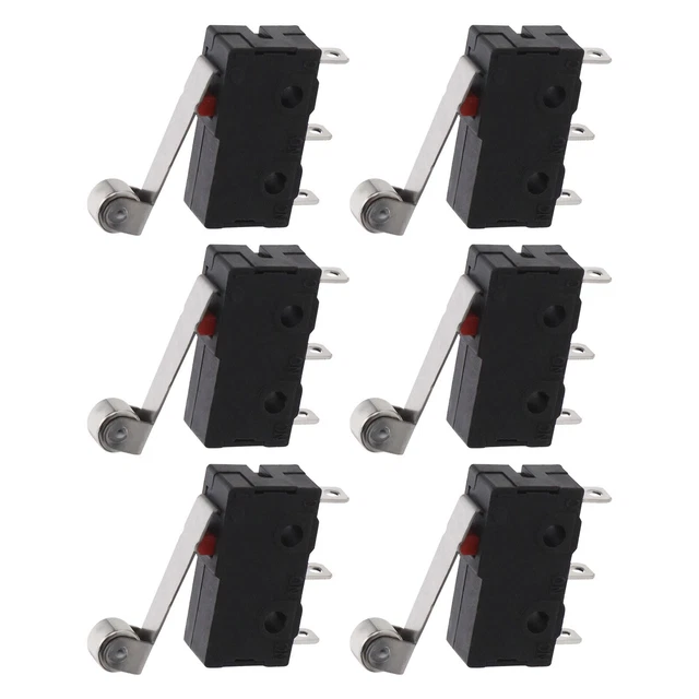 20X MICRO LIMIT Switch 3pin Roller Lever Arm 250V 5A for Small Home Appliance £8.03 - PicClick UK
