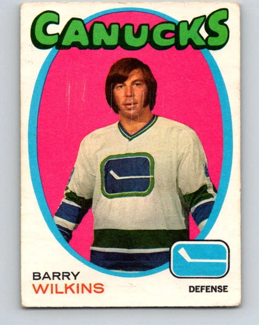 (HCW) V9720--1971-72 O-PEE-CHEE #230 Barry Wilkins RC Vancouver Canucks ...