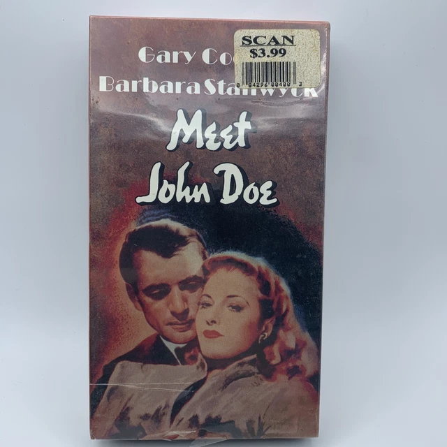 MEET JOHN DOE (1941) VHS Gary Cooper, Barbara Stanwyck Factory Sealed £ ...