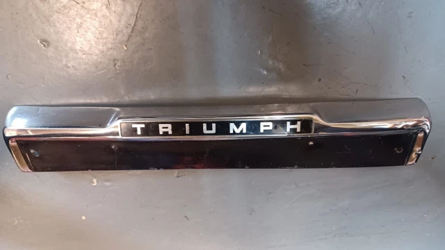 TRIUMPH STAG FRONT Number Plate Plinth £24.95 - PicClick UK