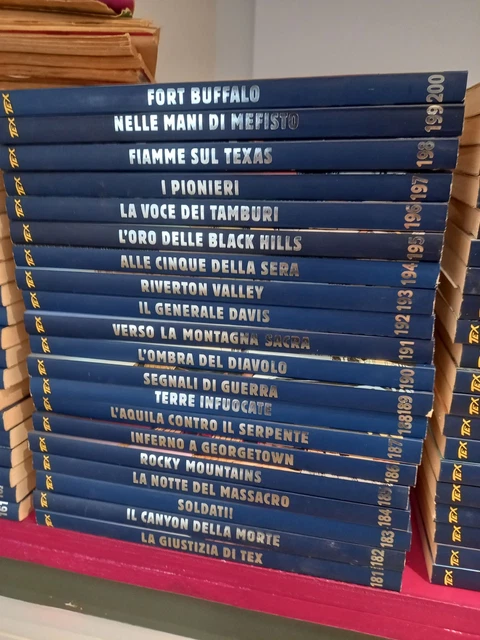 TEX COLLEZIONE STORICA A COLORI da 181 a 200 - 20 Albi La Repubblica L'Espresso EUR 35,90 ...