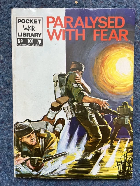 POCKET WAR LIBRARY Comic # 101 Paralysed with Fear £5.91 - PicClick UK