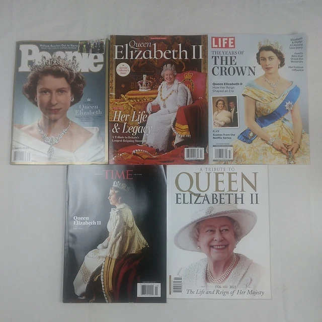 LOT OF 5 Queen Elizabeth II Magazine Issues People Life Special Time Edition £12.04 - PicClick UK