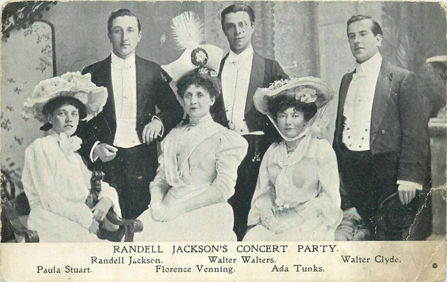 RANDELL JACKSON CONCERT Party Walter Walters Clyde Paula Stuart Ada ...