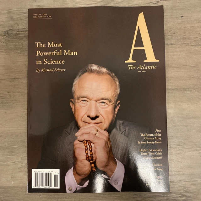 THE ATLANTIC MAGAZINE - January 2026 - The Most Powerful Man In Science ...