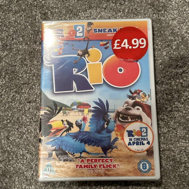 RIO DVD ANIMATION Family Children Kids Movie 2014 Carlos Saldanha New ...