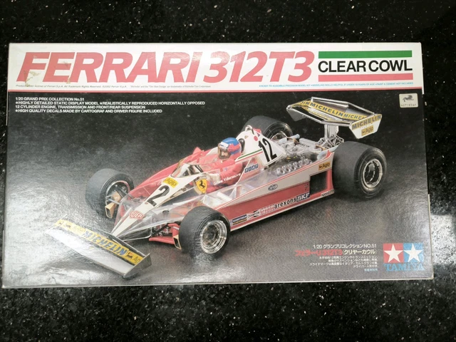 TAMIYA FERRARI 312T3 Clear Cowl Model Kit in 1:20 Scale. £31.88 ...