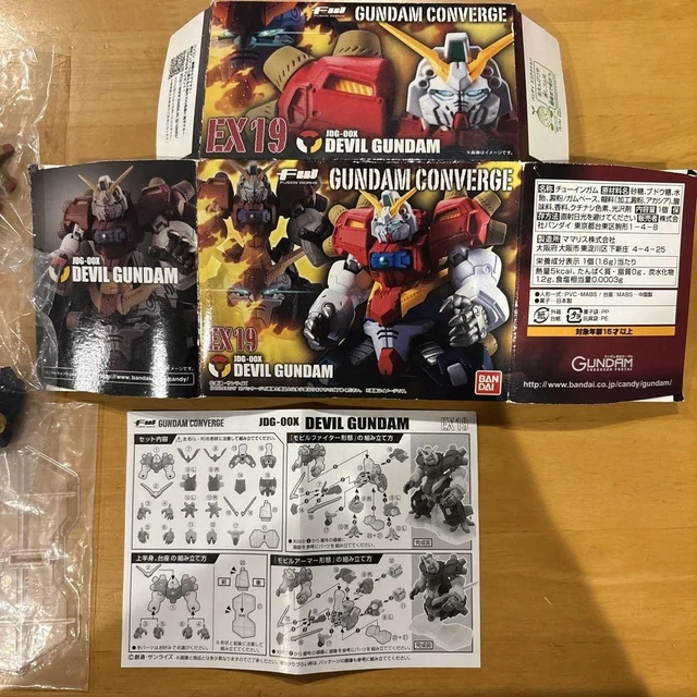 GUNDAM CONVERGE EX19 Devil Gundam Final Form Bandai Figures Used £137. ...