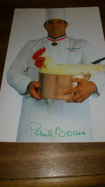 ANCIEN ET RARE menu Automne 1986 PAUL BOCUSE avec signature EUR 15,00 ...