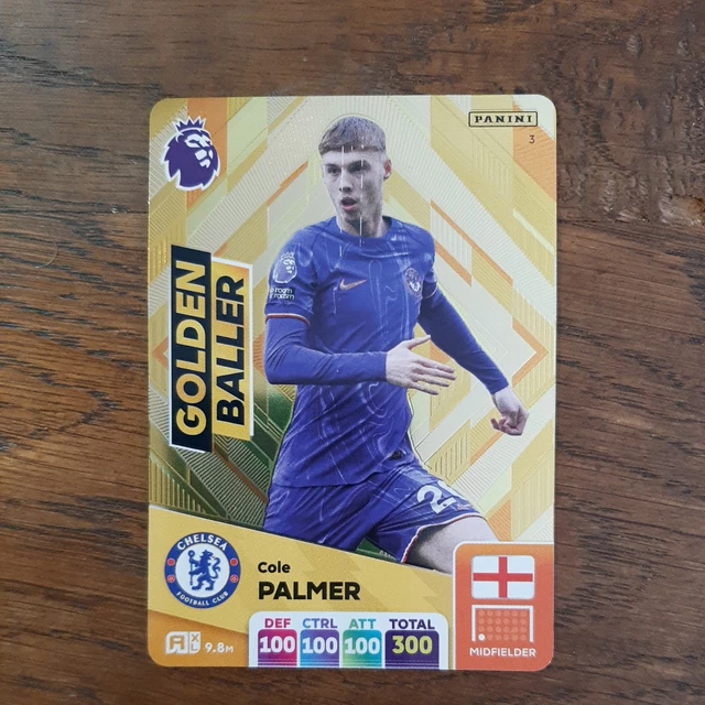 PANINI ADRENALYN XL Premier League 2025 Cole Palmer (Chelsea) Golden ...