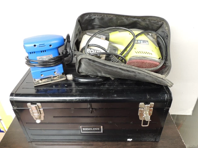 ESTATE TWO HAND Orbital Sanders And Tool Box £42.74 - PicClick UK