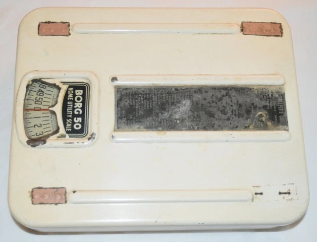 VINTAGE BORG 50 Home Utility Scale 50 Pounds $4.99 - PicClick