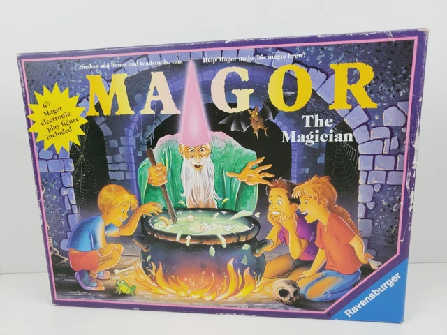 RAVENSBURGER MAGOR THE Magician Board Game Working Light Up Magician No ...