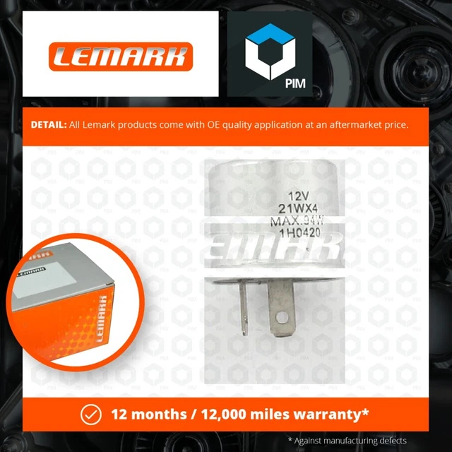 FLASHER UNIT FITS HYUNDAI Indicator Relay Lemark Genuine Top Quality ...