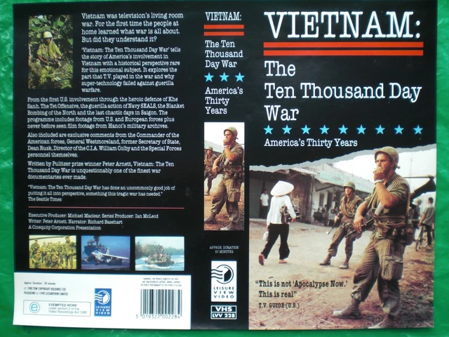 VIETNAM THE TEN Thousand Day War (New) - Vhs Video Sleeve Only £4.83 ...