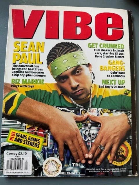 VIBE MAGAZINE DECEMBER 2003 Sean Paul BIZ MARKIE Lil John BAD BOY £15. ...