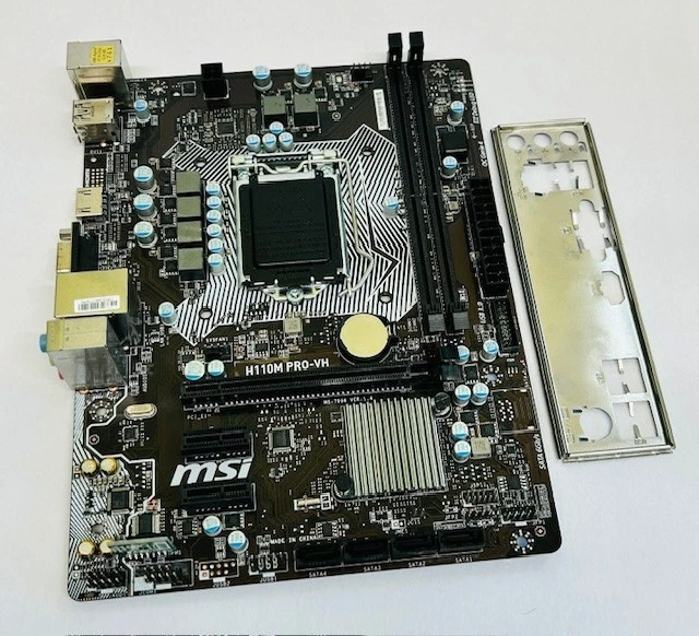 MSI H110M PRO-VH MS-7996 Socket LGA1151 DDR4 Micro ATX Motherboard ...