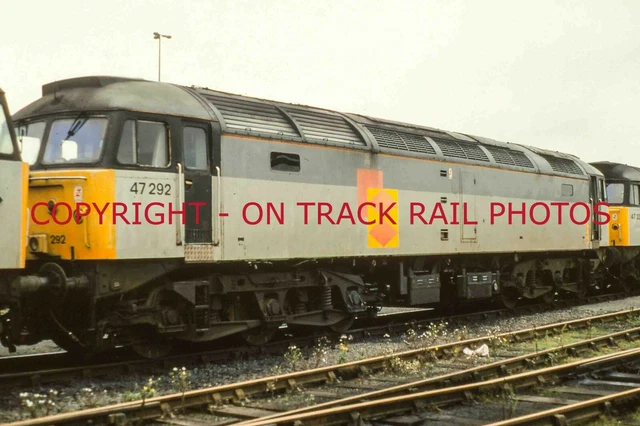 UK RAILWAY PHOTOGRAPH Of Class 47 47292. Rm47-663 £1.70 - PicClick UK