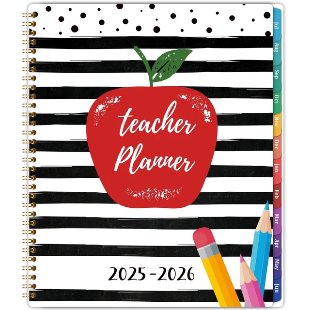 2025-2026 TEACHER PLANNER, Lesson Planner 2025-2026, July 2025 - June ...