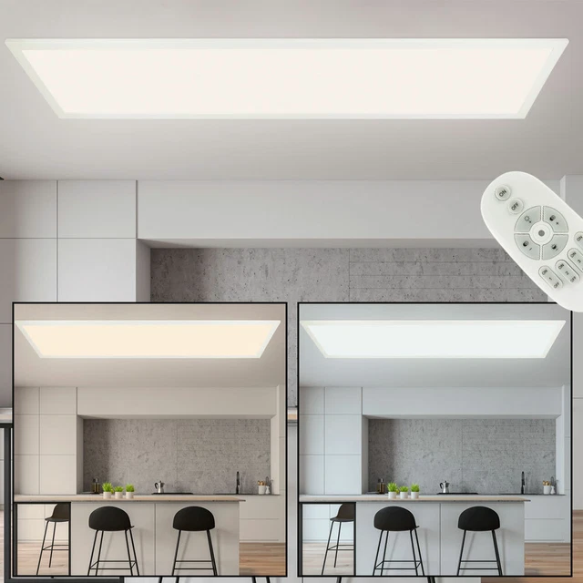 LED PLAFOND PANNEAU Un Montage Luminaire Modulable Lumière Du Jour ...