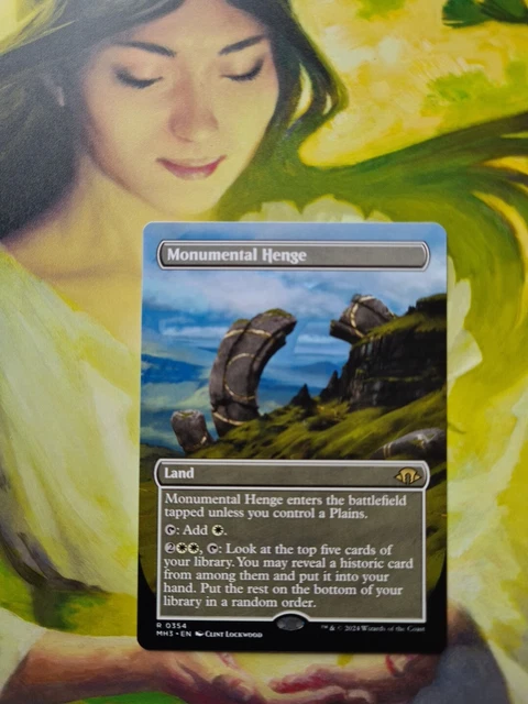 MAGIC THE GATHERING - Monumental Henge - Modern Horizons 3 - Borderless ...